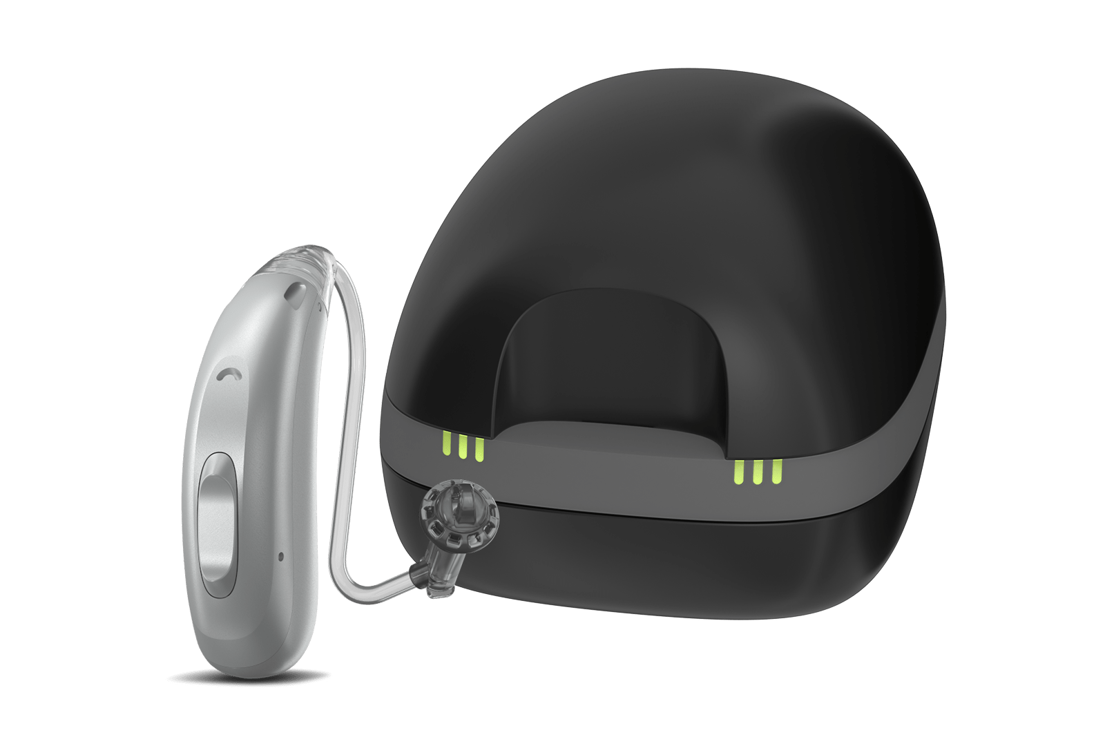 M-CORE B-Li rechargeable BTE hearing aids | Rexton